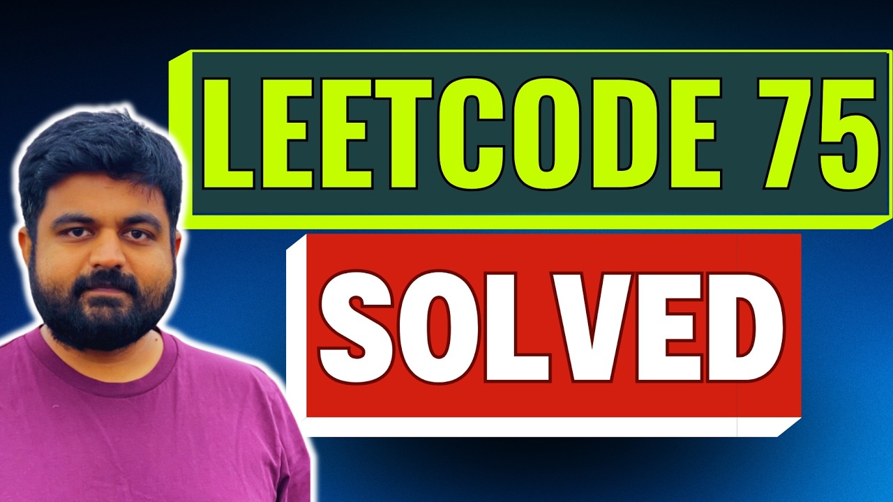 Blind 75 Leetcode Java All Questions Solved Youtube