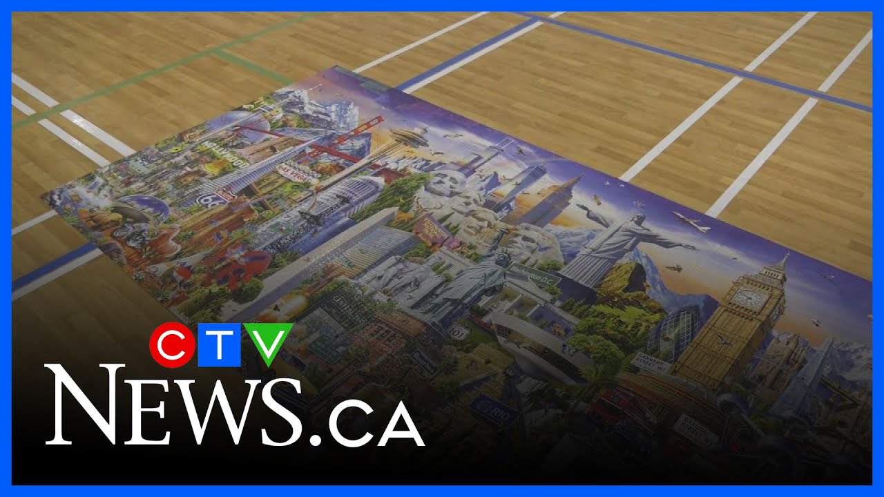 Albertan Completes 42 000 Piece Puzzle Youtube