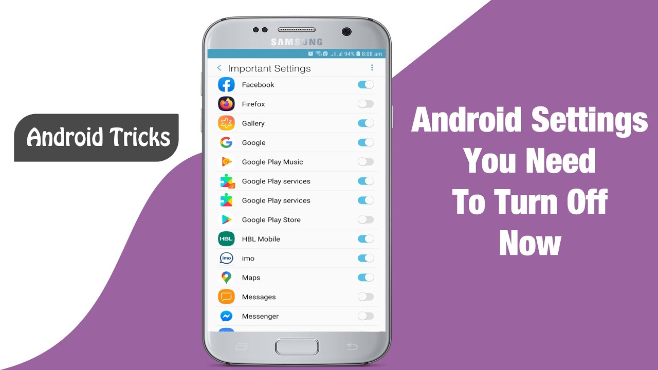 Android Settings You Need To Turn Off Now Youtube