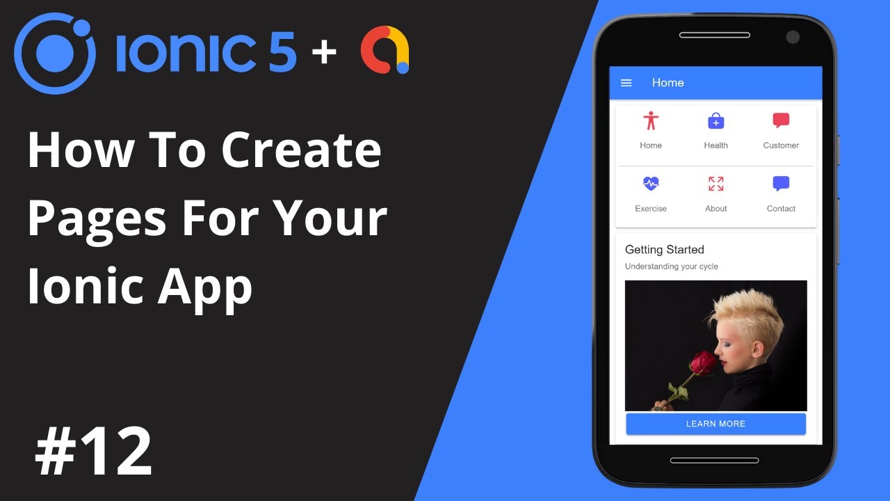 Ionic 5 Tutorial 12 Create Pages In Ionic Youtube