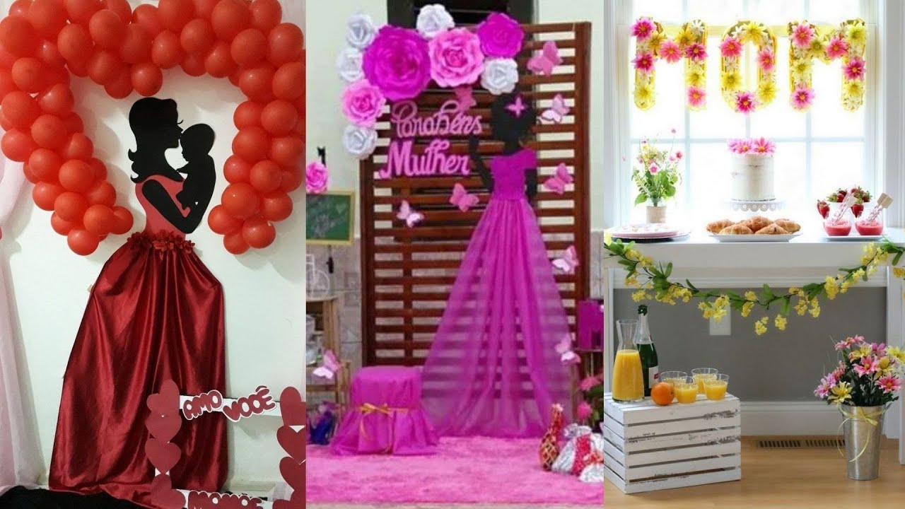 Ideas De Decoración De Pared Para El Día De La Madre Youtube