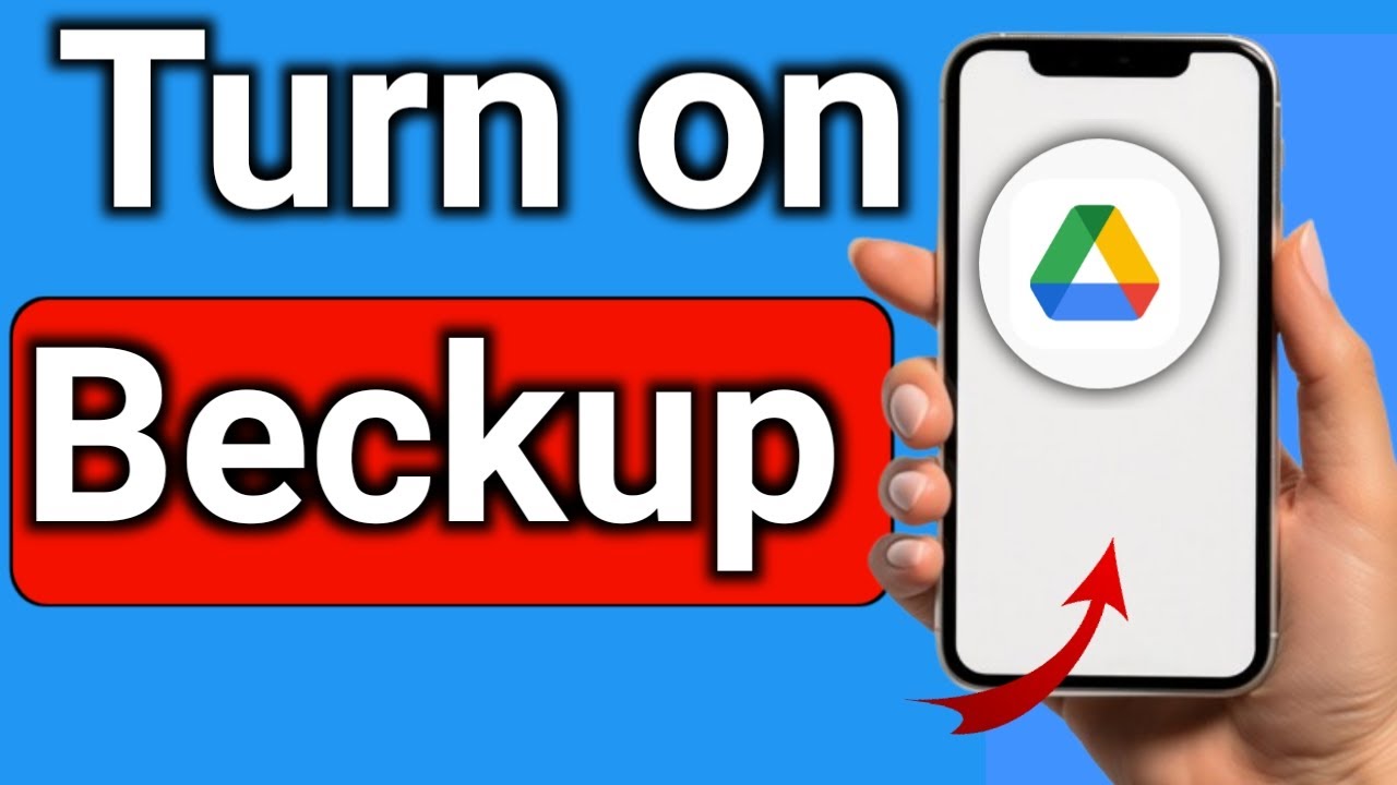 How To Turn On Backup In Google Drive Youtube