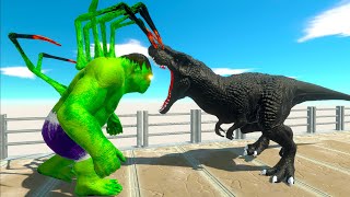 Mutant Hulk Vs Dark T Rex Death Run Animal Revolt Battle Simulator ...