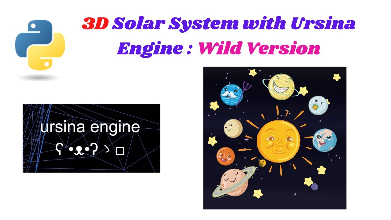 Creating A 3d Solar System Animation With Ursina Engine In Python