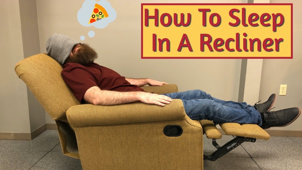 How To Sleep In A Recliner With Back Pain Sciatica Youtube