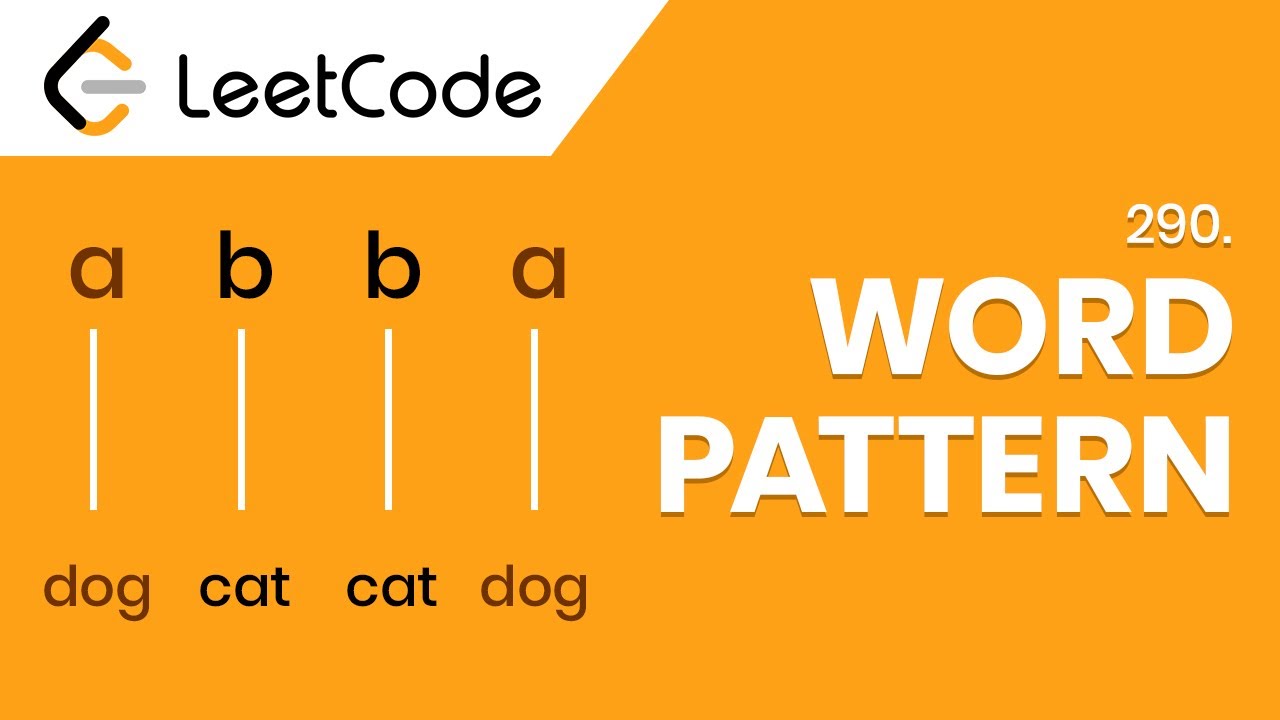 Leetcode çözümleri 290 Word Pattern Youtube
