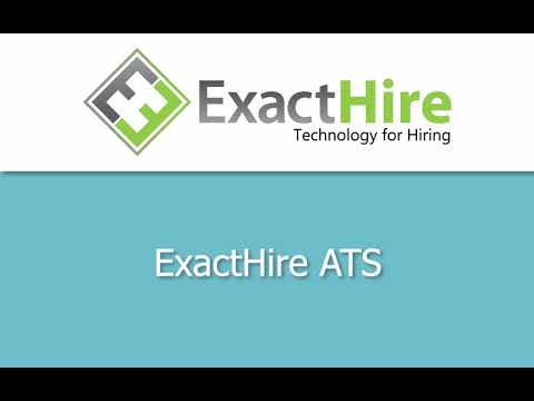 Exacthire Ats Overview Youtube
