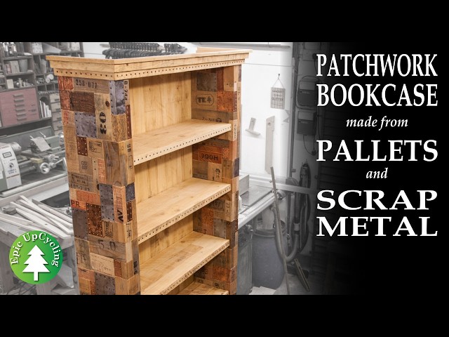 Bookshelves Out Of Old Pallets