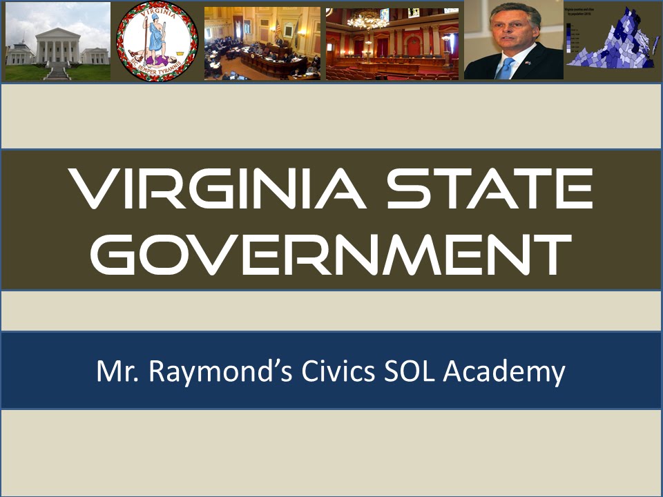 Virginia State Government Civics Sol Youtube