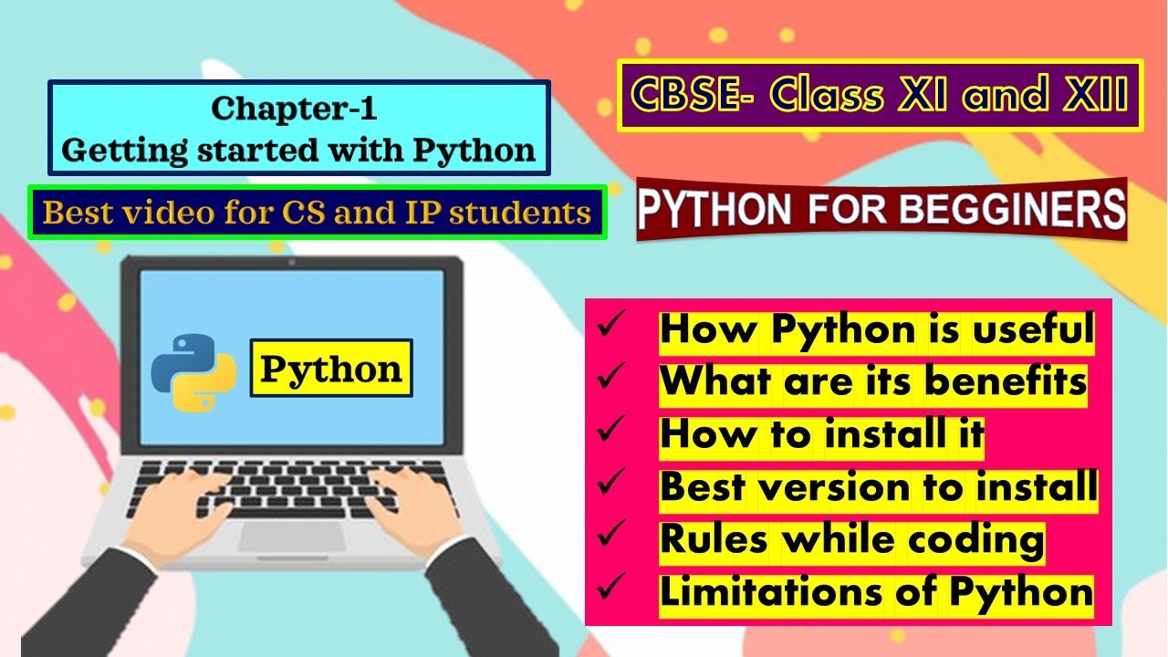 Python For Begginers Chapter 1 Getting Started With Python Cbse