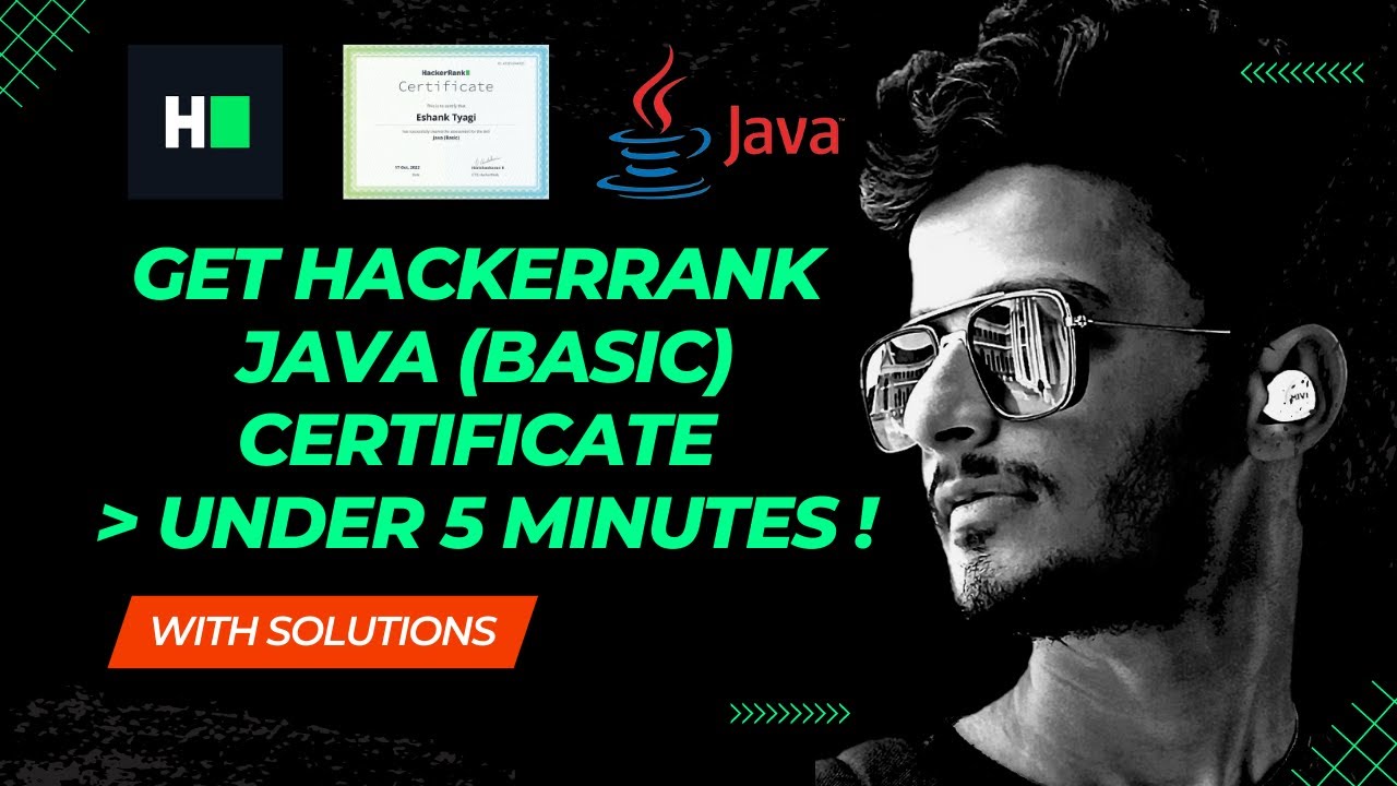 Easiest Way To Get A Java Programming Certificate Under 5 Minutes