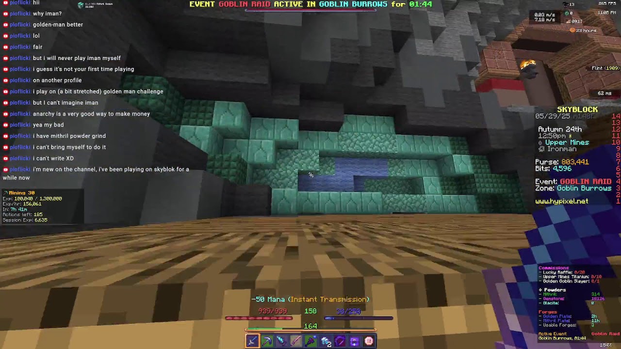 Ironman Day 56 Hypixel Skyblock Youtube