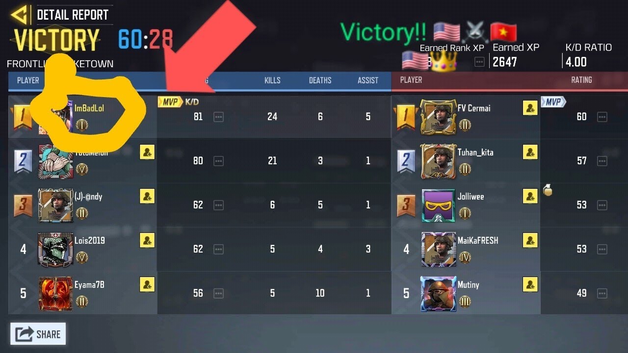 Codm Ranked Match Victory Youtube