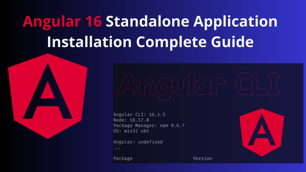 How To Install Angular 16 Standalone Application Complete Guide
