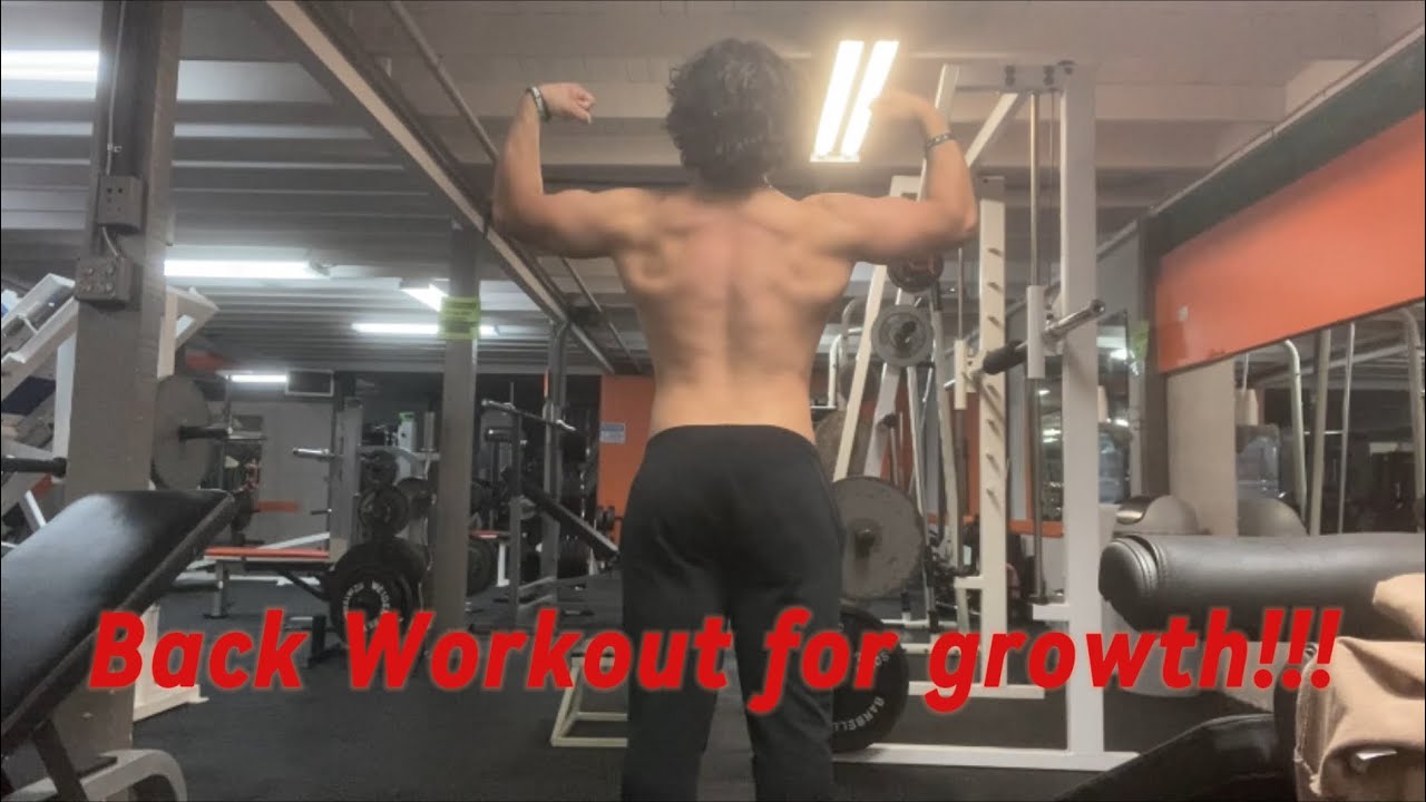 Back Workout For Growth Youtube