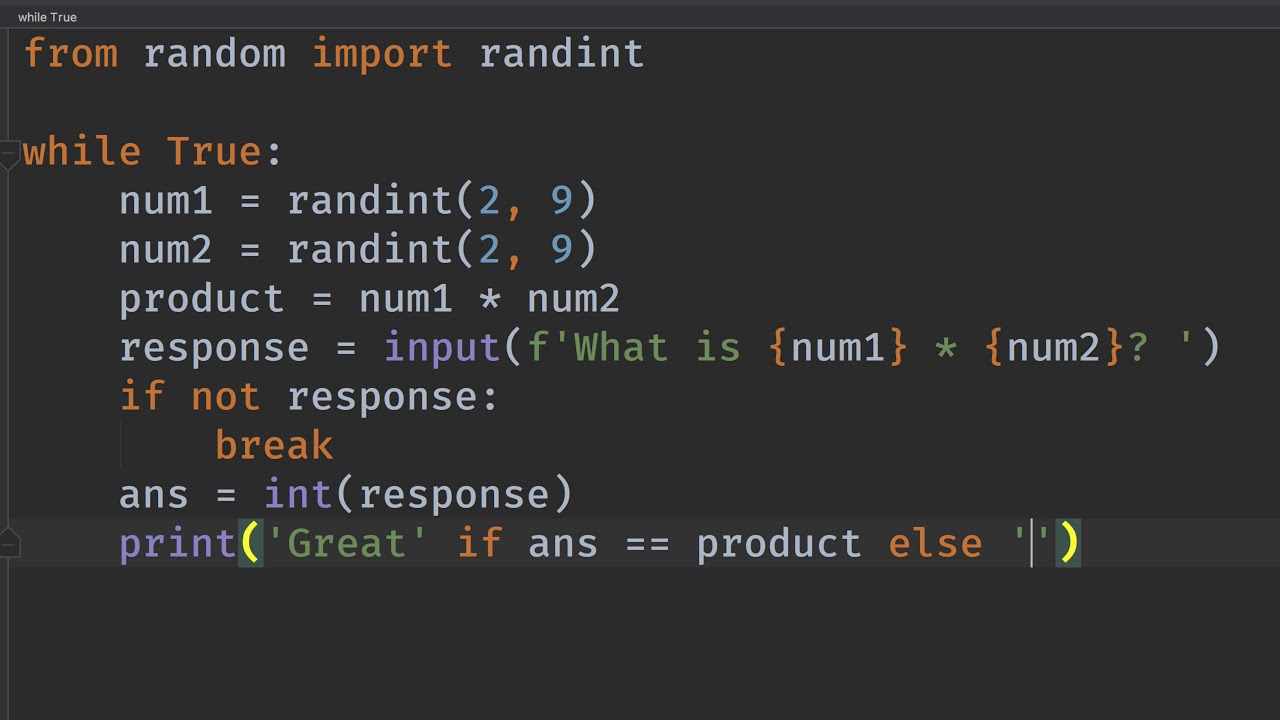 Python Math Quiz Youtube