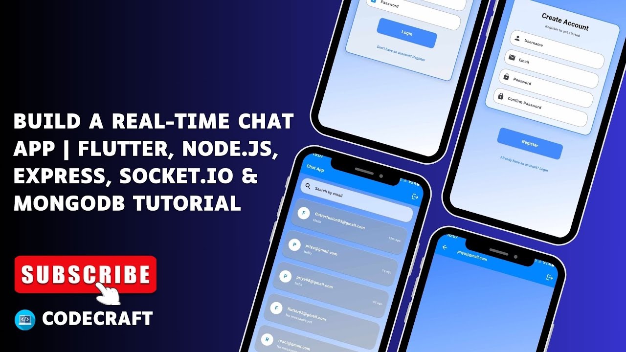 Build A Real Time Chat App Flutter Node Js Express Socket Io