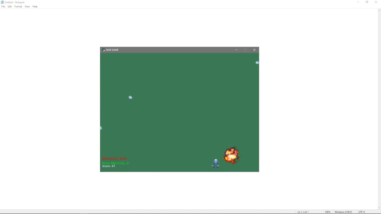 War Game With Python Arcade Lib Youtube