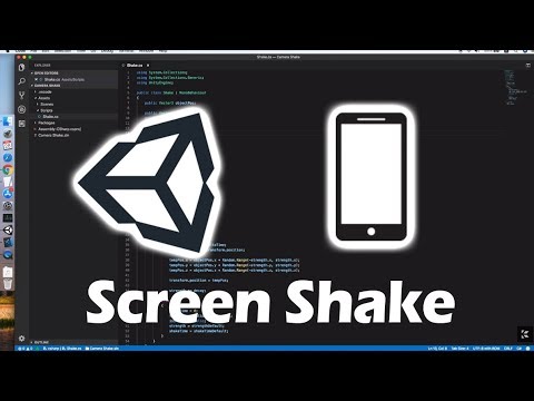 Unity Screen Shake Tutorial Youtube