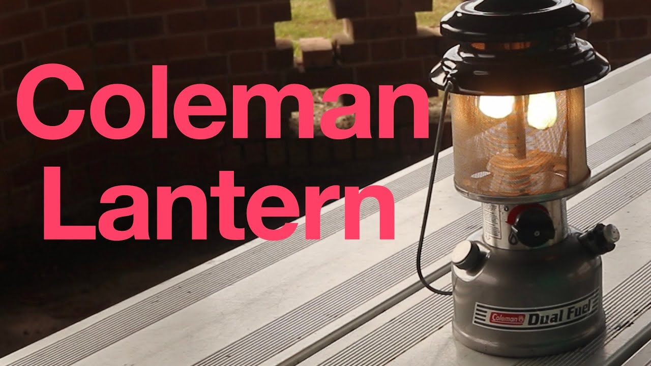 How To Light A Coleman Dual Fuel Lantern Youtube
