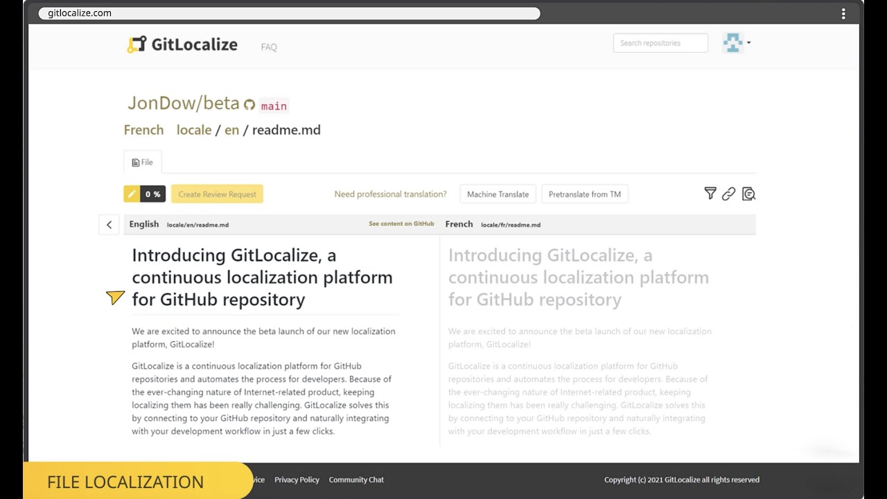 How Gitlocalize Works Youtube