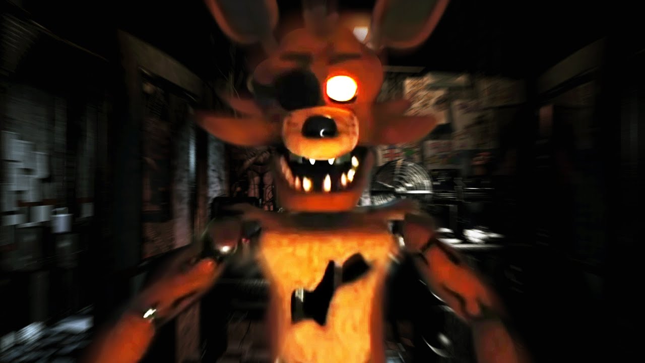 Fnaf Movie Foxy Jumpscare In Og Fnaf 1 Youtube