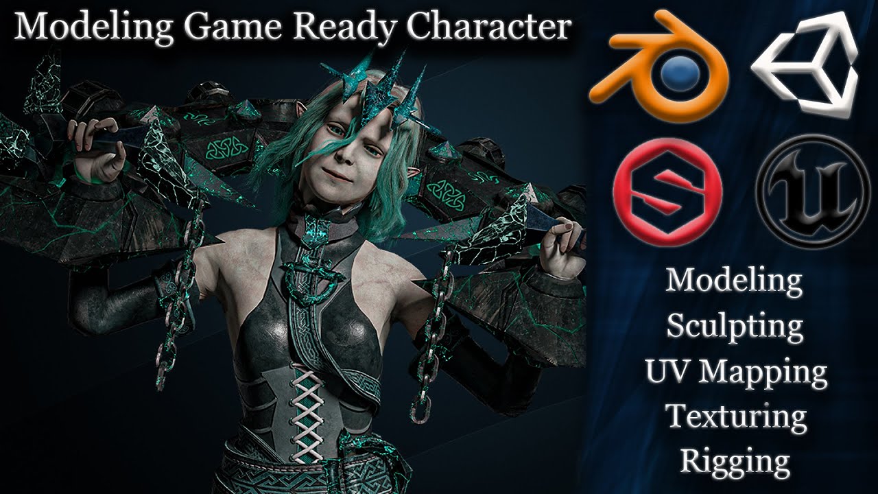 Modeling Game Character Part 3 Youtube
