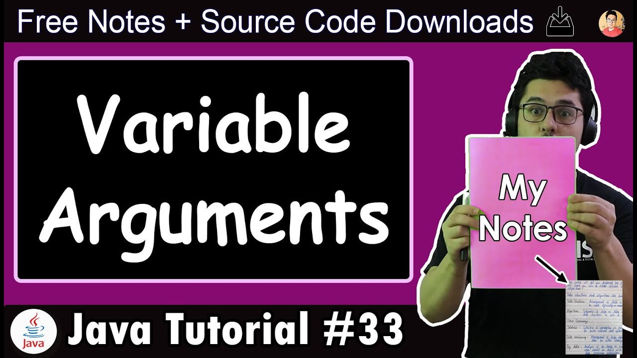 Java Tutorial Variable Arguments Varargs In Java Youtube
