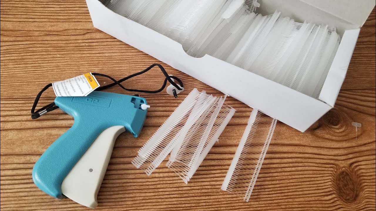 How To Use Clothes Tag Attaching Tool Label Gun Youtube