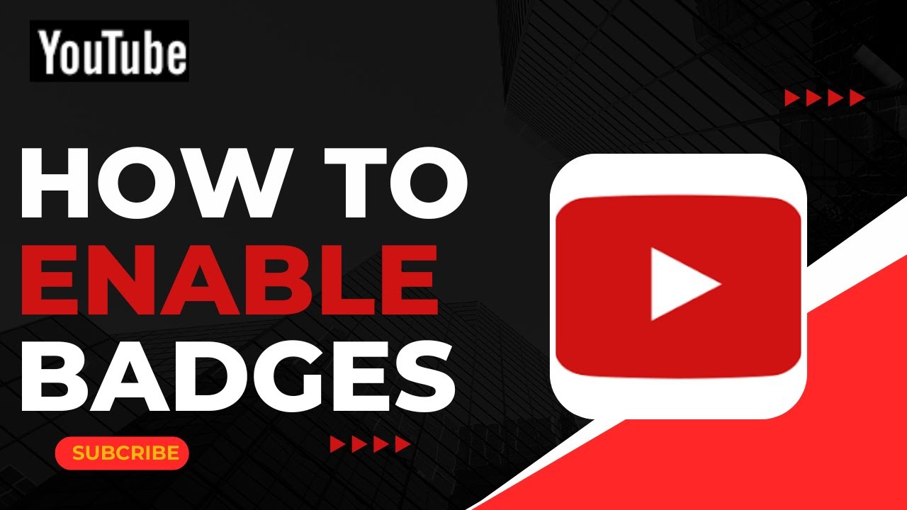 How To Enable Badges On Youtube Youtube