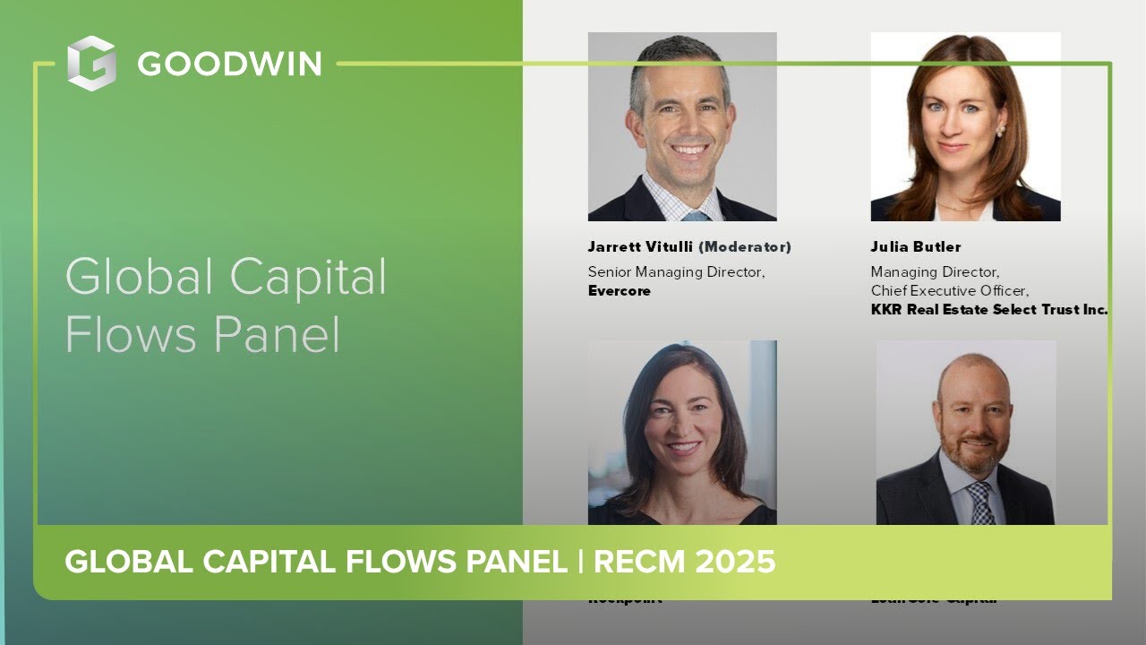 Global Capital Flows Panel Recm 2025 Youtube