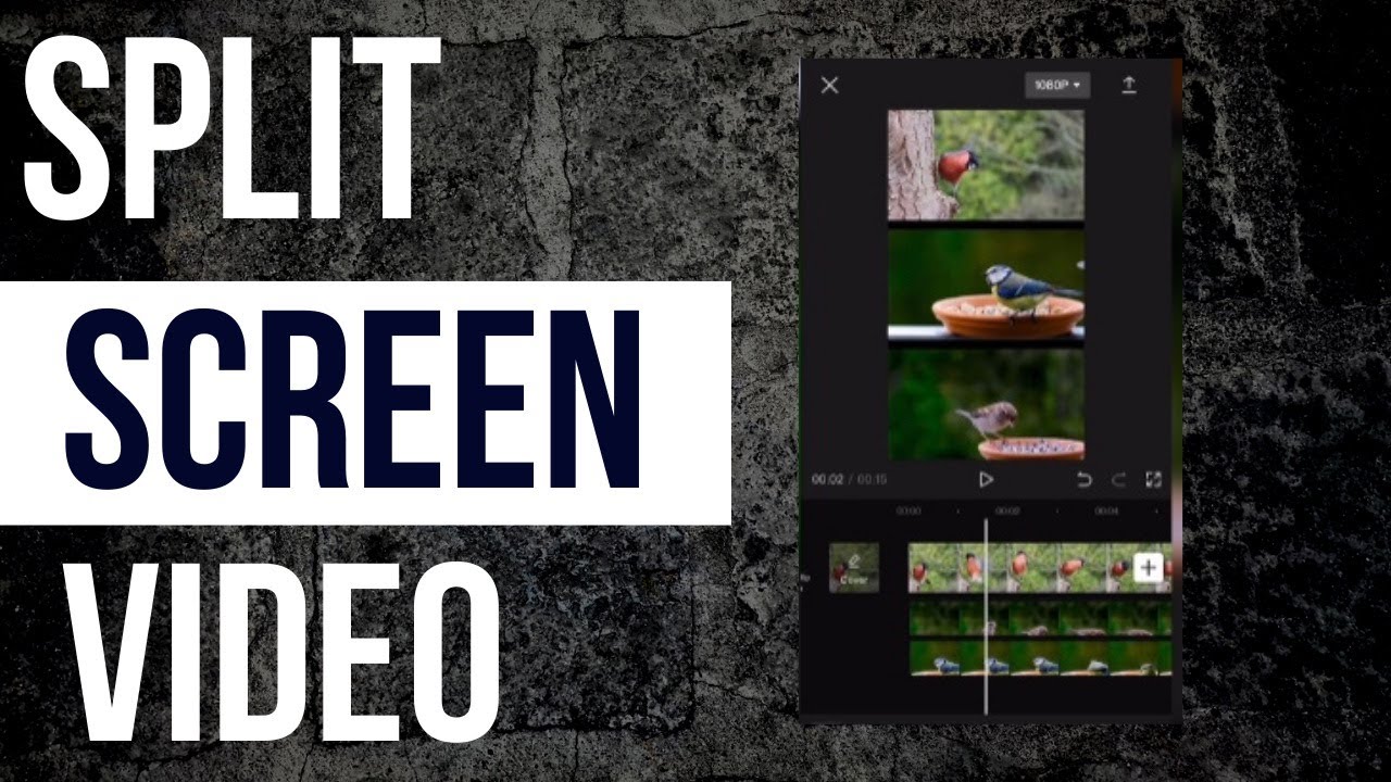 How To Use Split Screen On Vertical Video Capcut Tutorial Youtube