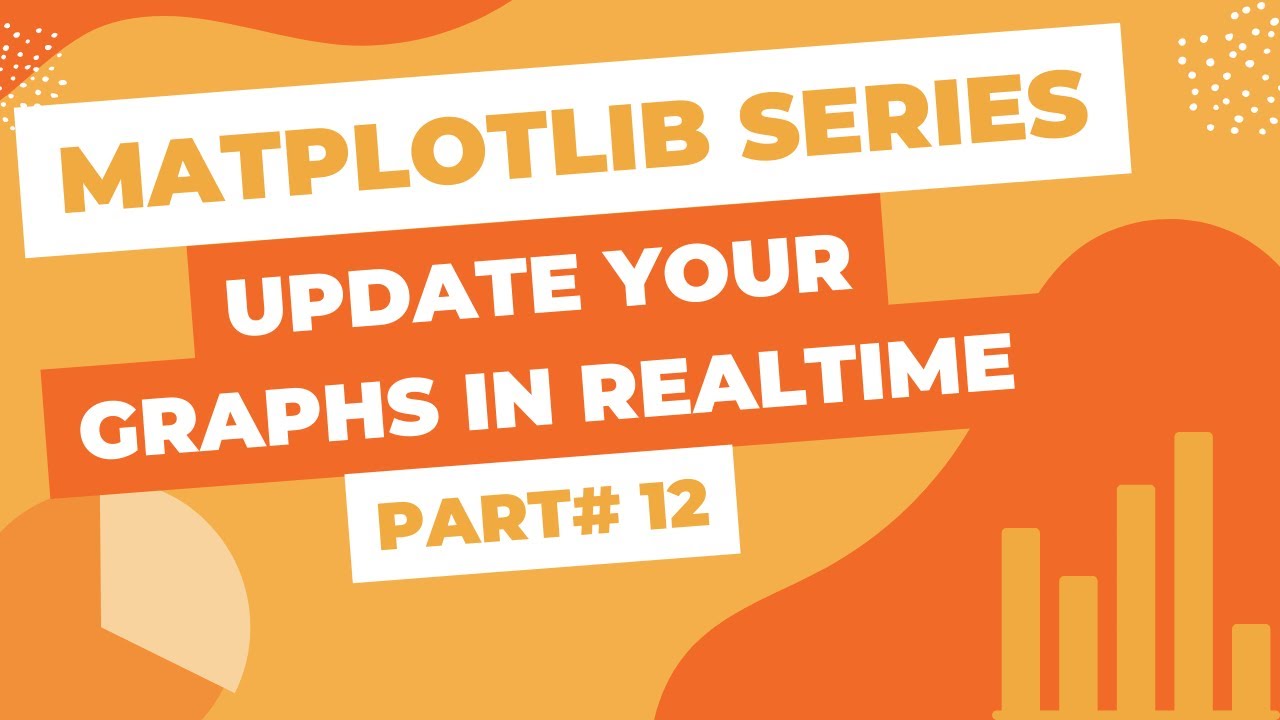 How To Update Plots In Matplotlib Youtube