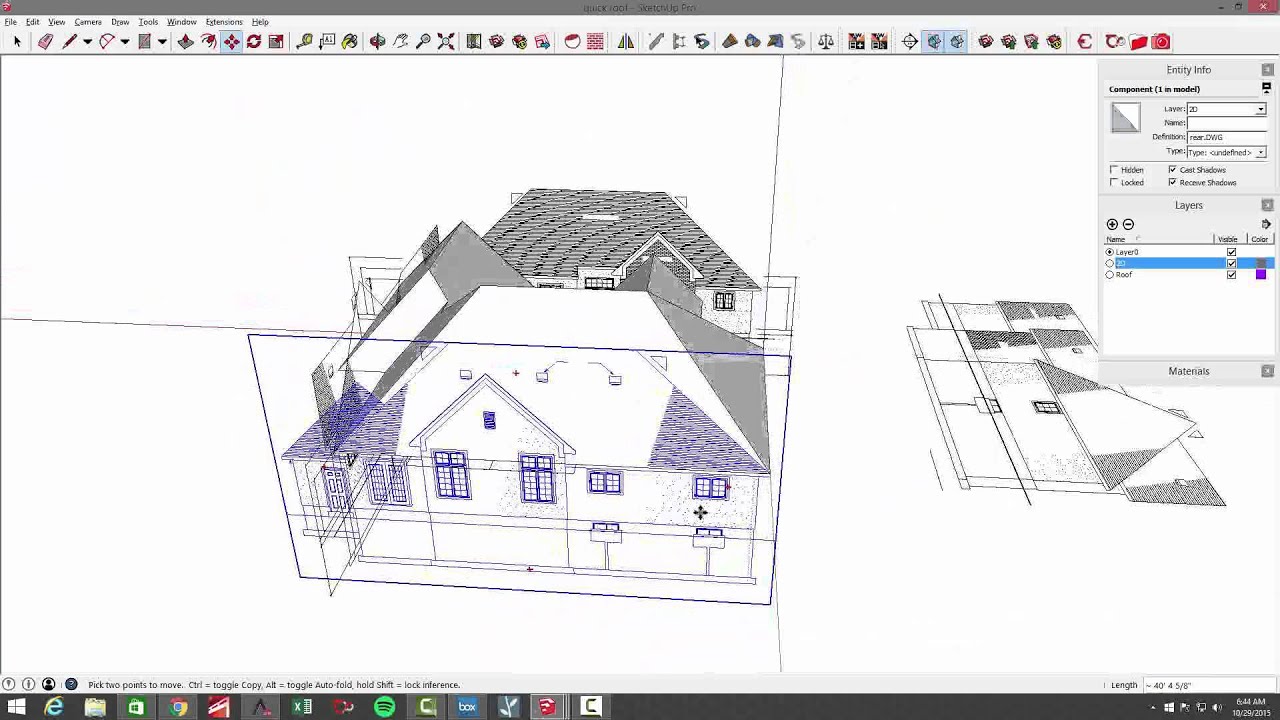 Quick 3d Roof Model And Estimate Using 2d Drawings Youtube