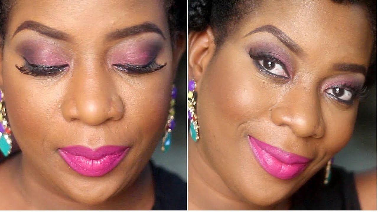 Berry Pink Makeup Tutorial Youtube