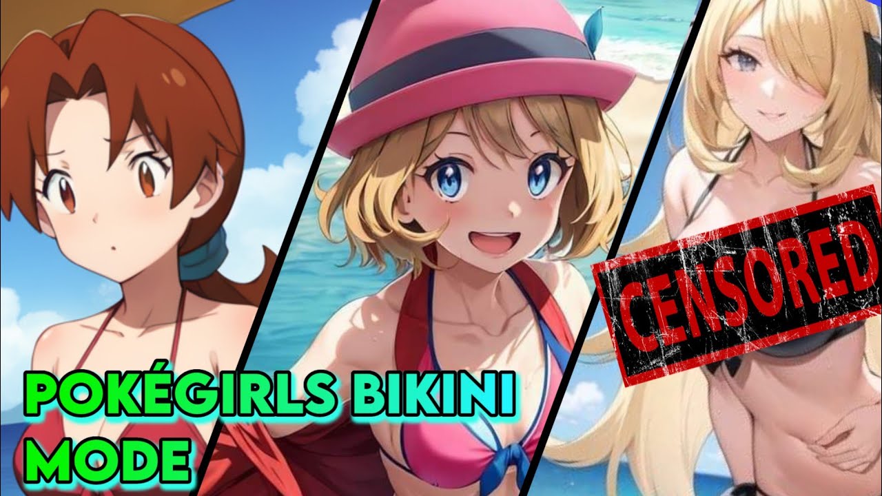 Pokegirls Bikini Mode ёясщёяшн Youtube