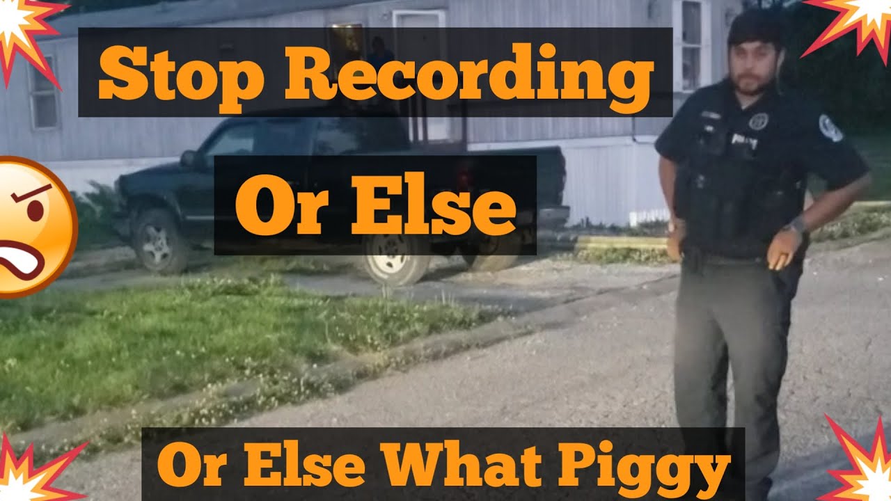 Unhinged Cop Violates The First Amendment 1stamendment Youtube