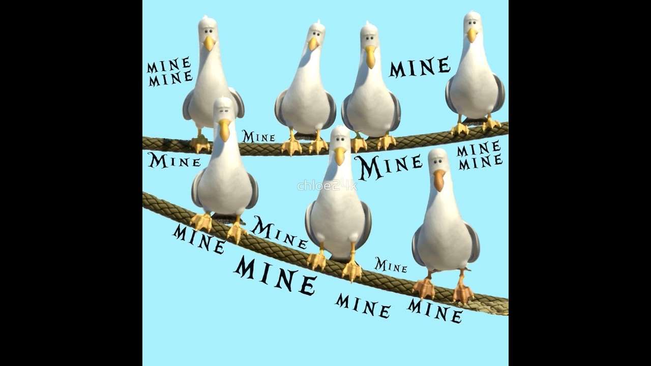 Mine Mine Mine Sfx Finding Nemo Youtube