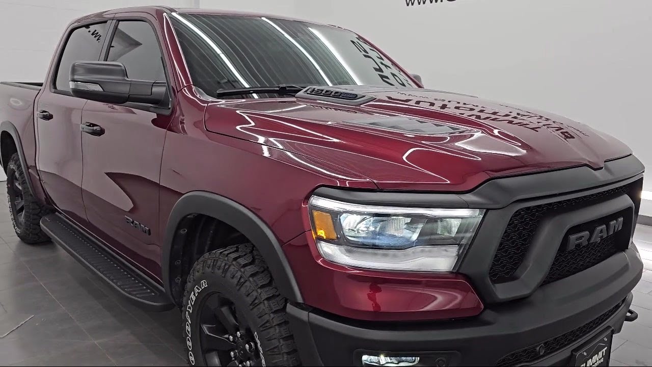 2024 Ram 1500 Rebel Delmonico Red Pearlcoat Used Walk Around For Sale