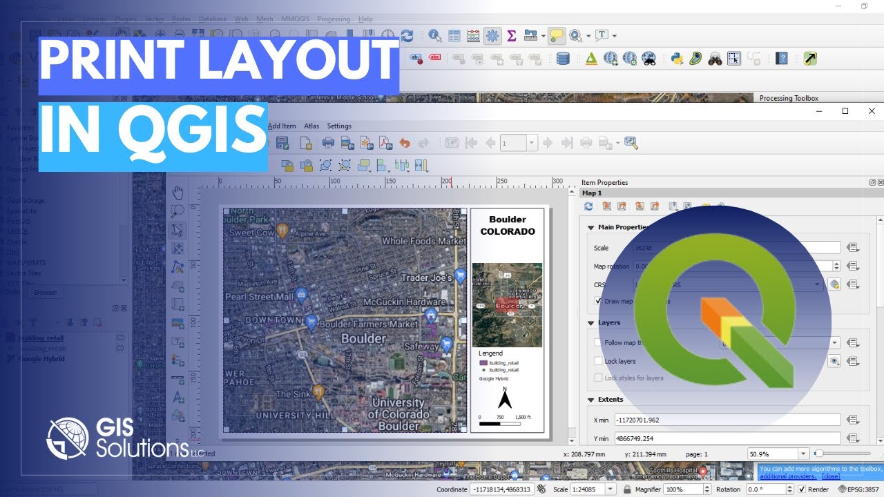 Creating Map Layouts In Qgis Map Layout Map Layout Myr