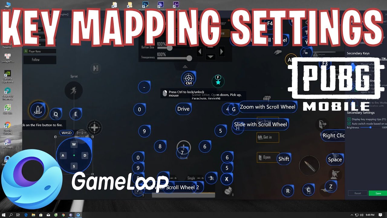How To Setting Keymapping For Pubg Mobile In Gameloop New 1080 60fps