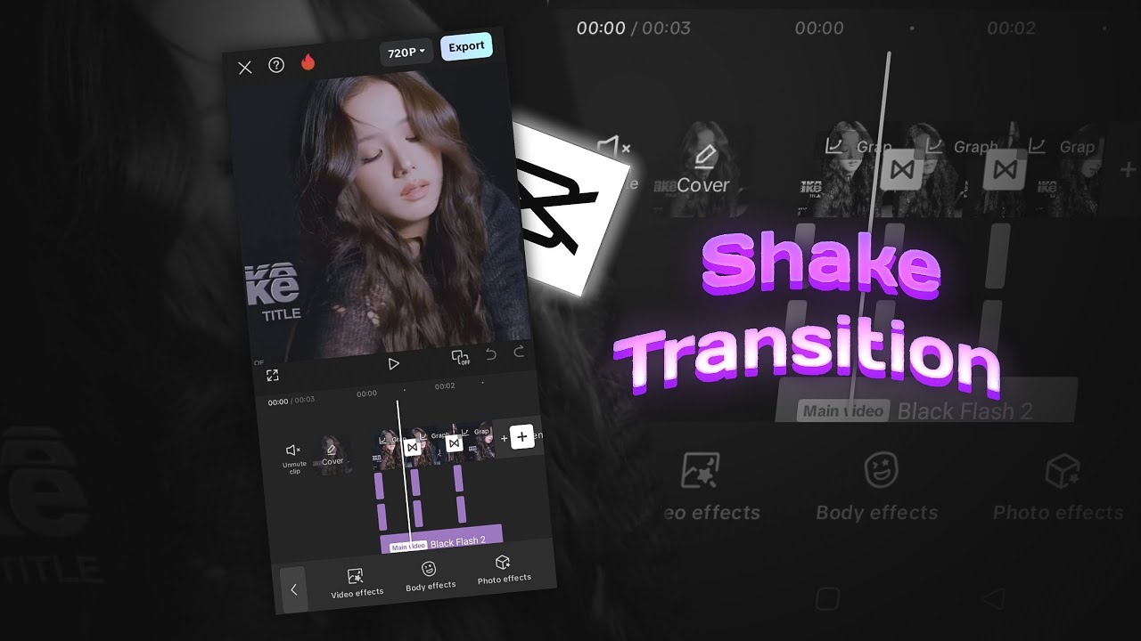 Shake Transition Tutorial On Capcut Youtube
