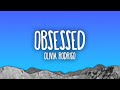 Olivia Rodrigo Obsessed Official Music Video Olivia Rodrigo Mp3 Music ...