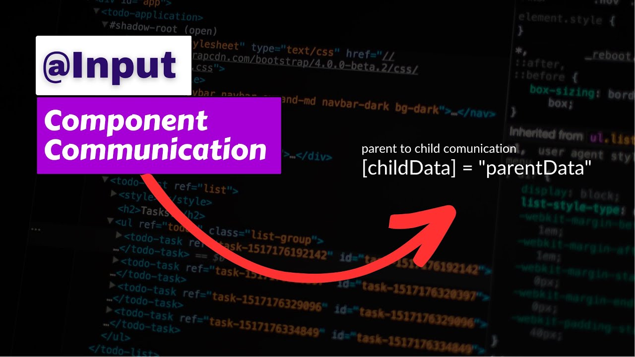 Angular Component Communication Sharing Data Between Parent And Child