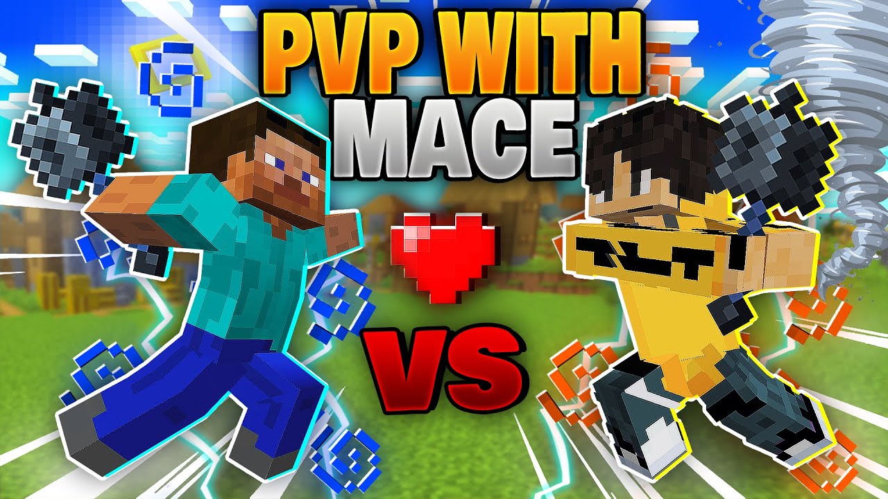 Pvp With Mace In Minecraft Part 2 Youtube