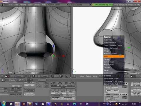 Blender Head Modeling Tutorial Part 2 Youtube