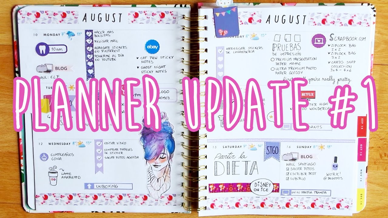 Planner Update 1 Youtube