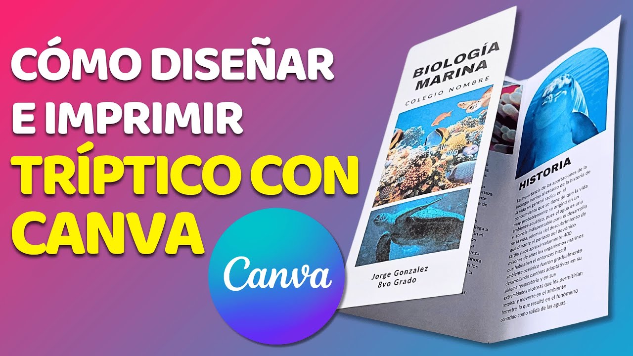 Cómo Hacer Un Tríptico En Canva Fácil Y Gratis Chaingang Design