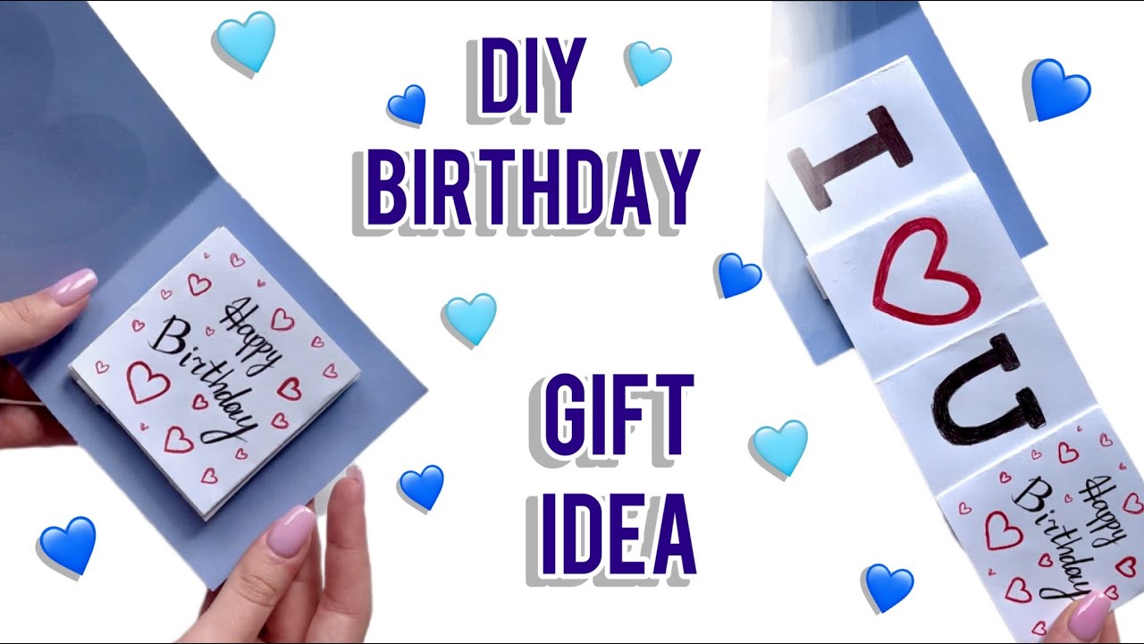 Diy Birthday Gift Idea Cute Gift Easy Present Idea Diy Gift Youtube