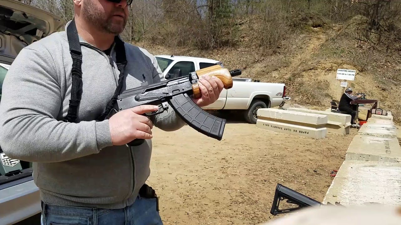 Shooting With The Micro Draco At Lapeer Pit Youtube